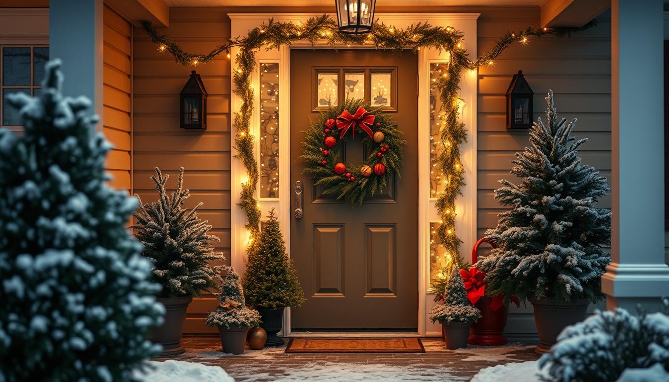 Fabelhafte Hauseingang Auãÿergewãhnliche Weihnachtsdeko Selber Machen Ebenbild